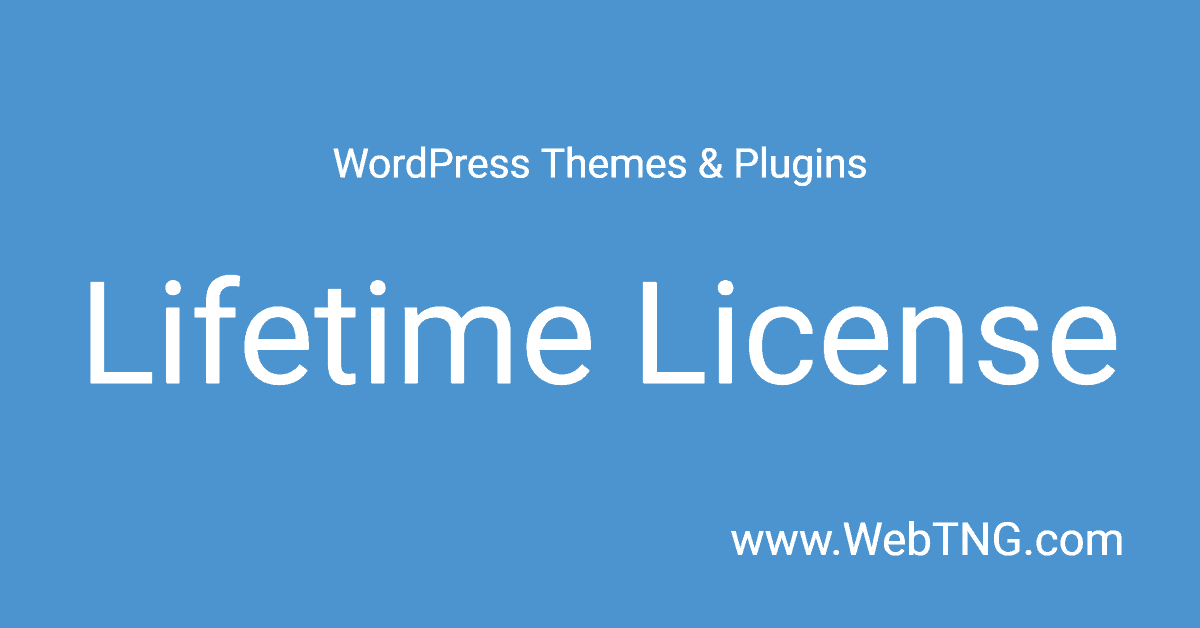 WordPress Themes and Plugins with a Lifetime License - The Ultimate List - WebTNG