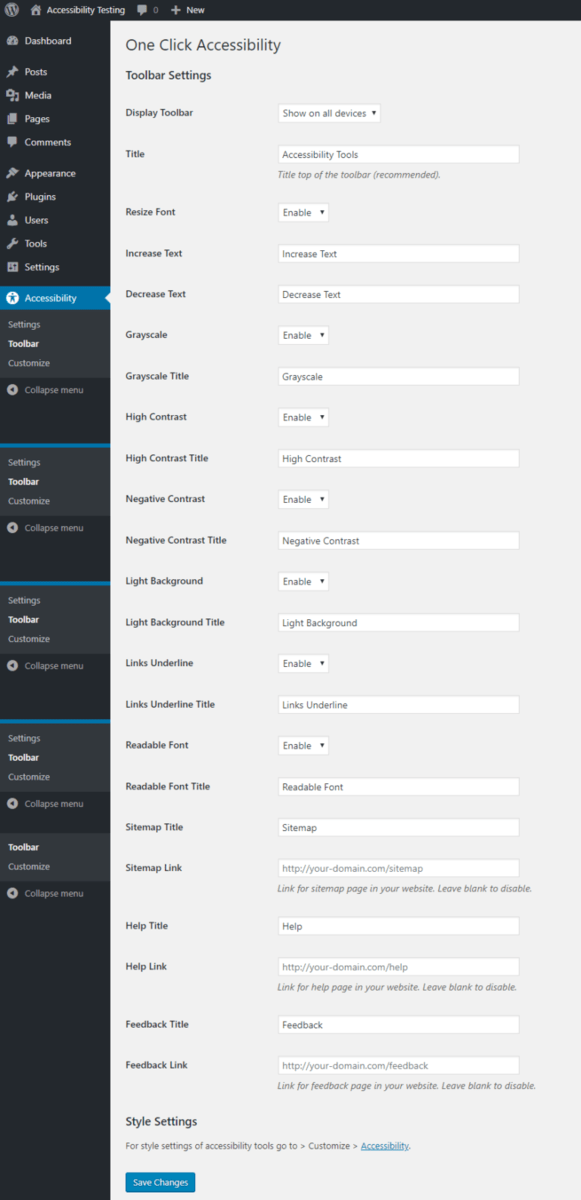 One Click Accessibility Plugin - Easily Add Accessibility Options to ...