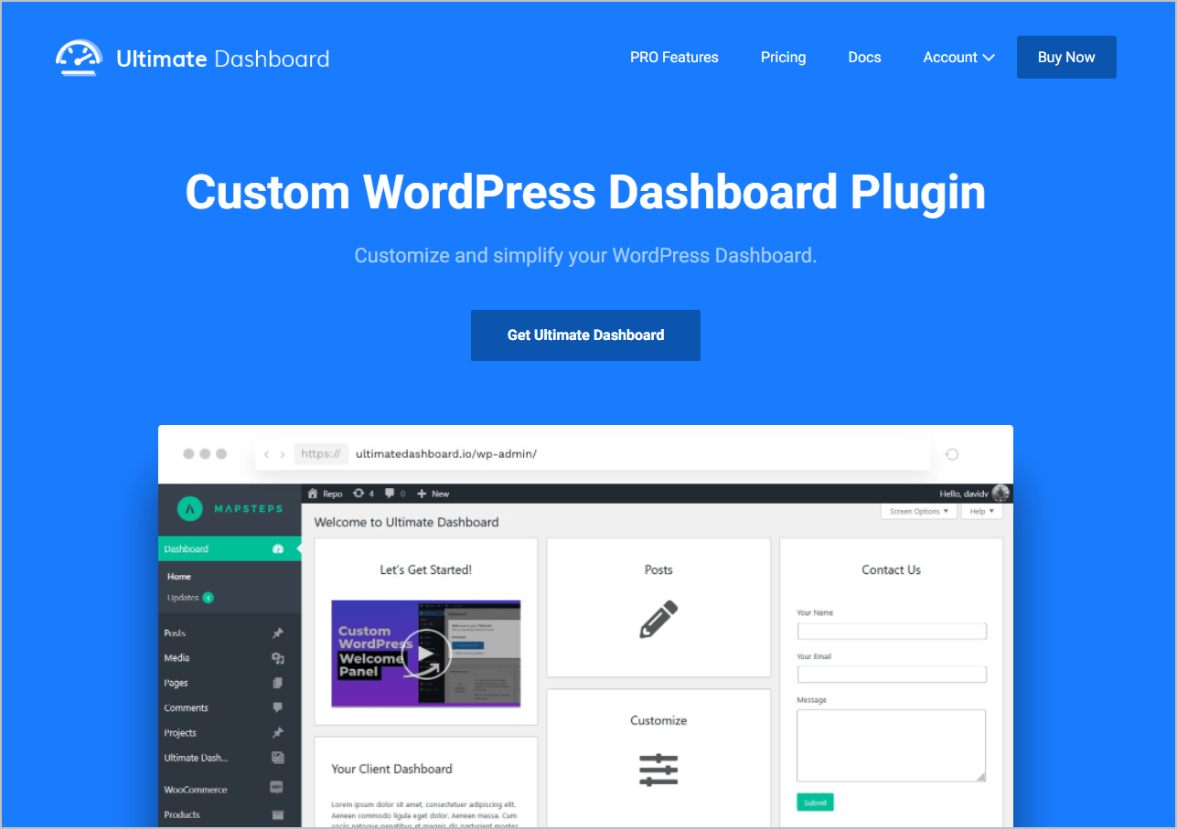 Ultimate Dashboard Pro Walk-Through - WebTNG