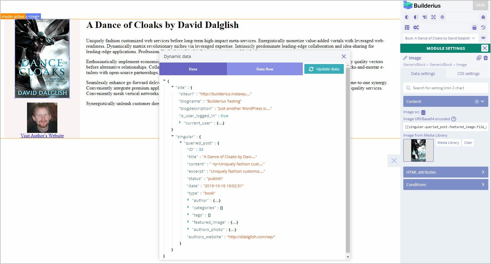 First Look At Builderius Pro - WebTNG