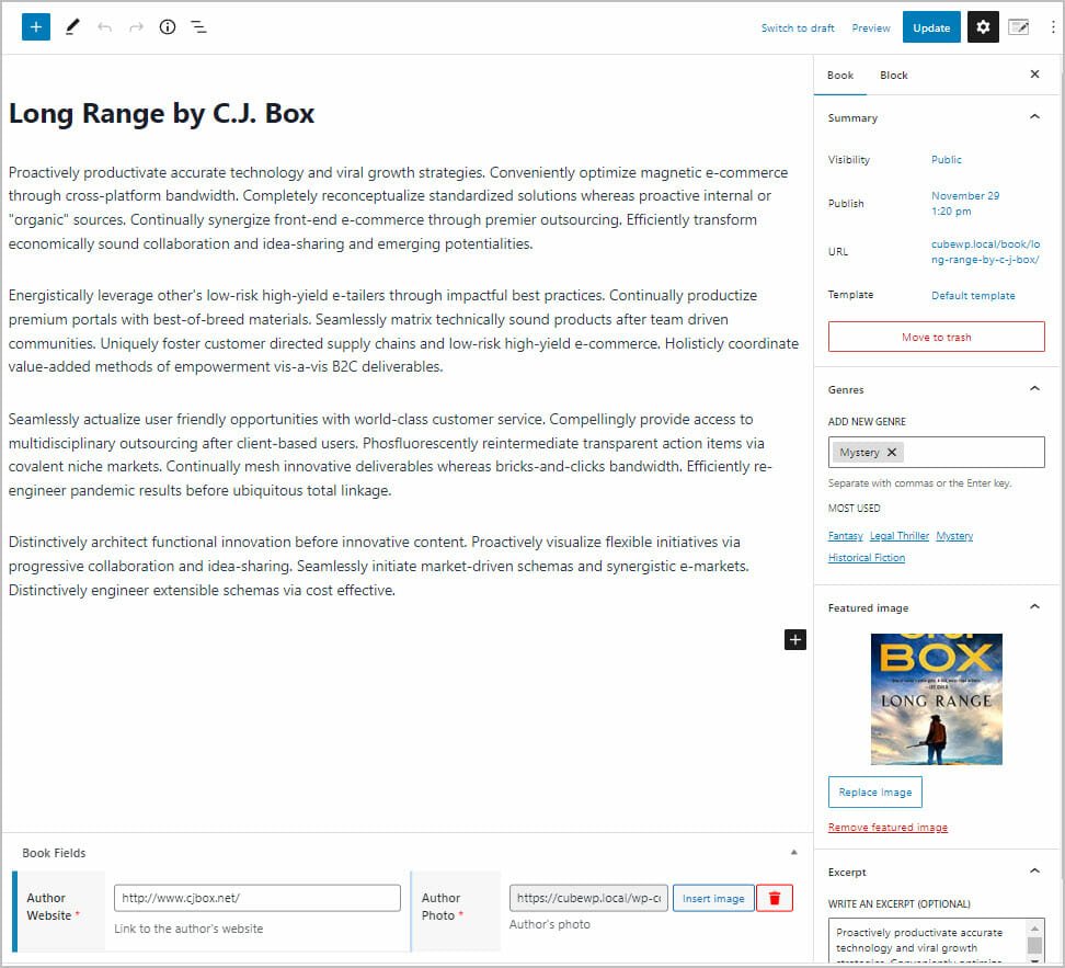First Look at the CubeWP Framework - WebTNG