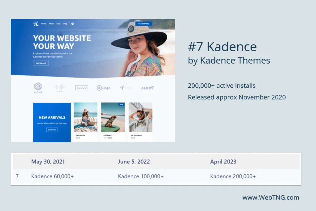 Top Ten Free WordPress Themes 2023 - WebTNG