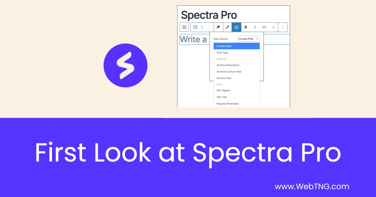 First Look at Spectra Pro - WebTNG